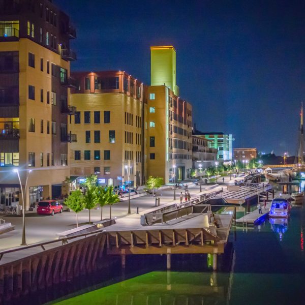 Downtown Green Bay Waterfront - Errant Artist