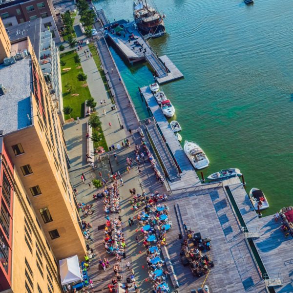Downtown Green Bay Waterfront - Errant Artist