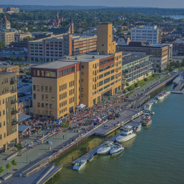 Downtown Green Bay Waterfront - Errant Artist